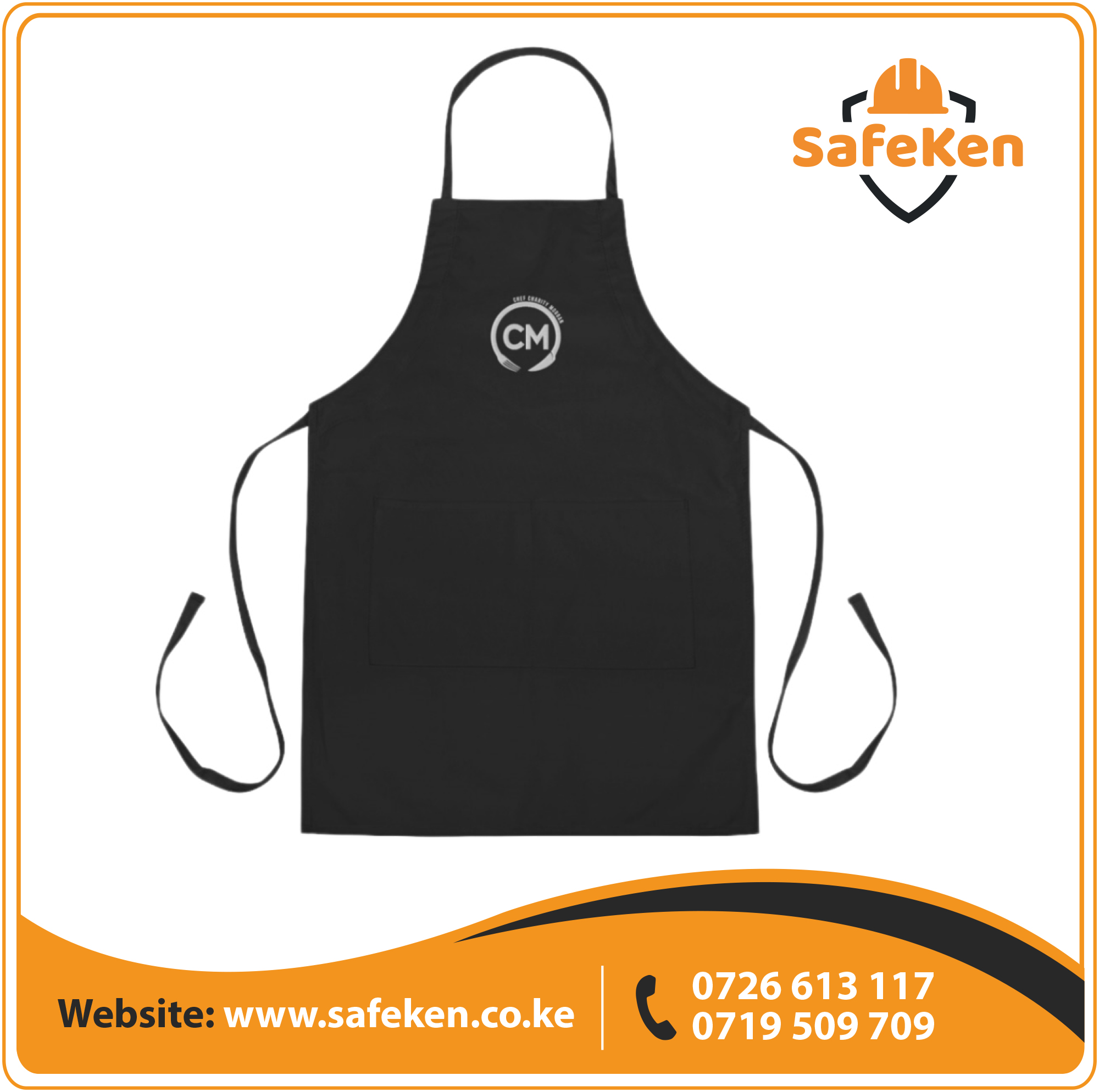 Chef Apron - Safeken | Personal Protective Equipment & Work Uniforms In ...