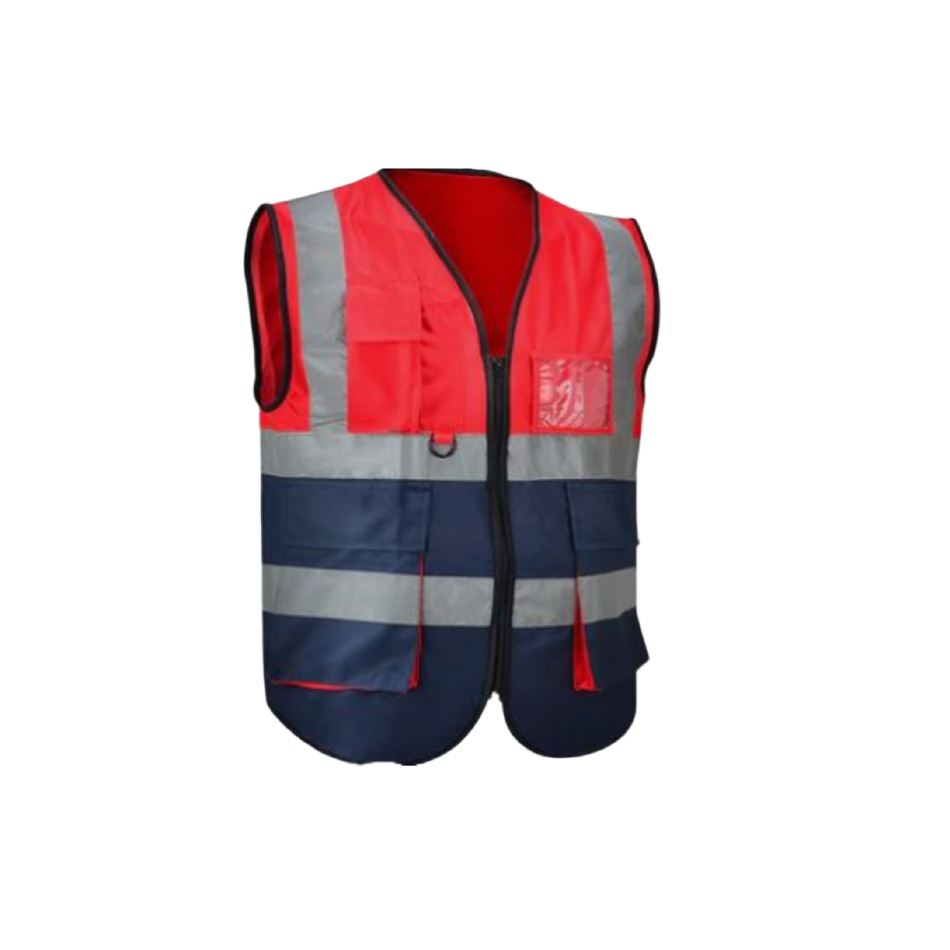 Red and Blue Reflector Vest - Safeken | Personal Protective Equipment ...
